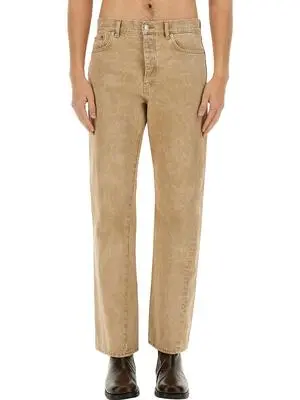 SUNFLOWER Straight Twist Jeans - Beige