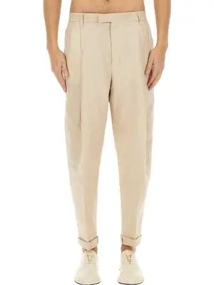Dolce & Gabbana Canvas Trousers - Beige