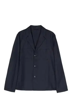 Emporio Armani Notched Lapel Blazer - Blue