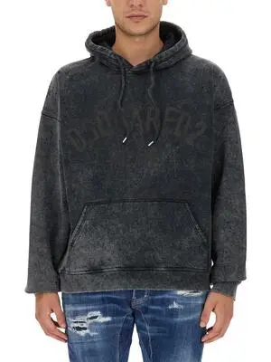 Dsquared2 Sweatshirt With Logo Black
