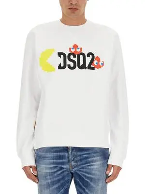 Dsquared2 X Pac-man Sweatshirt - White