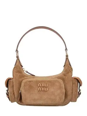 Miu Miu Pocket Shoulder Bag - Brown