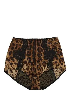 Dolce & Gabbana Satin Culottes - Animalier