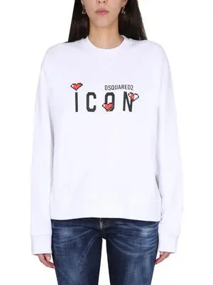 Dsquared2 Icon Game Lover Sweatshirt - White
