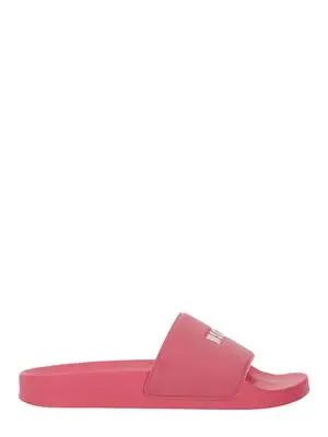 MSGM Logo Slide Sandal - Fuchsia
