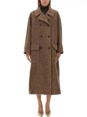 Dolce & Gabbana Double-breasted Coat - Beige