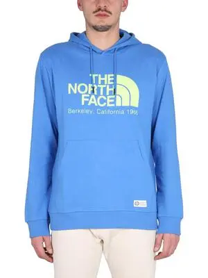 The North Face Logo Embroidered Sweatshirt - Blue