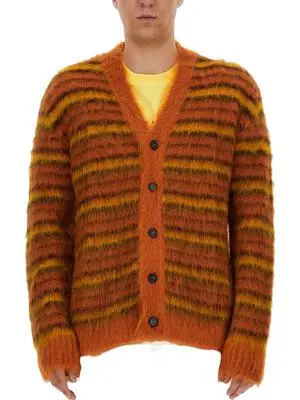 Marni V-neck Button Cardigan - Multicolour