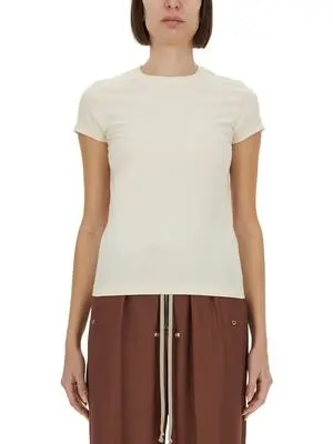 Rick Owens Cropped T-shirt - Ivory