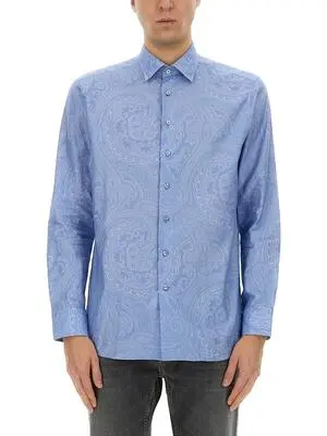 Etro Cotton Shirt - Azure