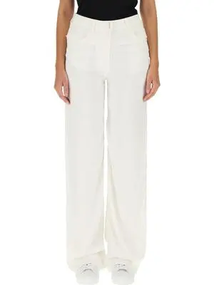 Givenchy Oversized Denim Jeans - White