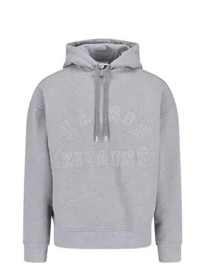 Maison Kitsuné Varsity Hoodie - Gray