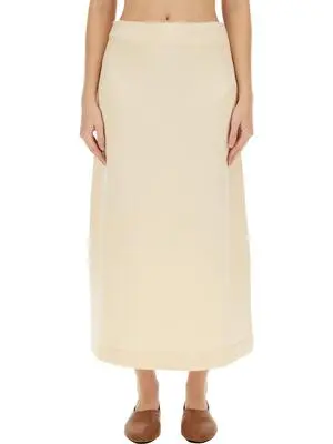 JIL SANDER Midi Skirt - Ivory