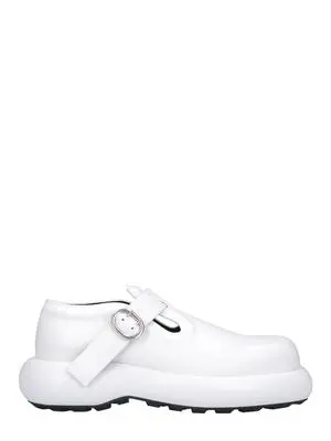 JIL SANDER Buckle Detail Loafers - White