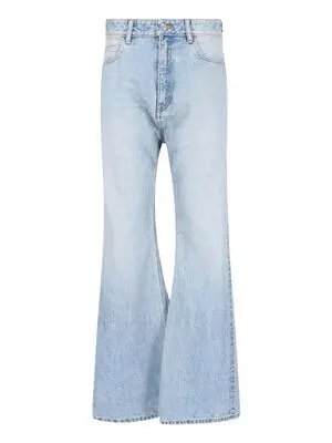 FRAME Flared Leg Jeans Light Blue