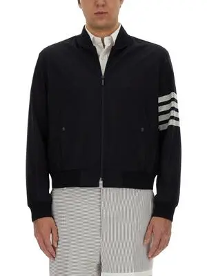 Thom Browne Wool Bomber - Blue