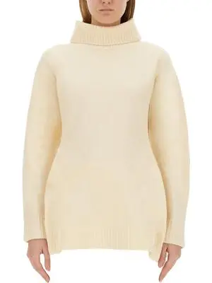 JIL SANDER Turtleneck Shirt - Ivory