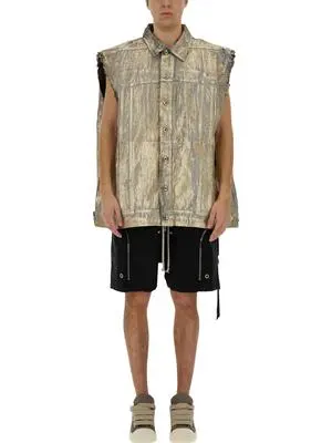 Rick Owens Jumbo Vest - Gold
