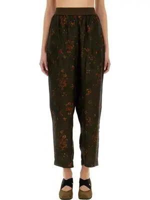 UMA WANG Palmer Wide Leg Pants - Green