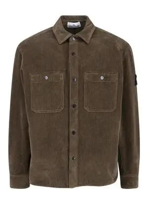 MYTHINKS Corduroy Shirt - Brown