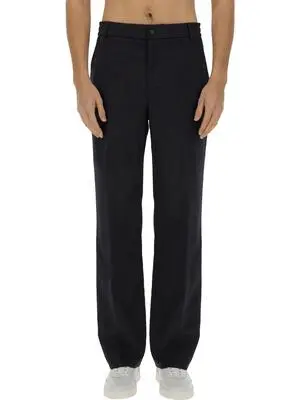 Moncler Straight Leg Trousers - Black