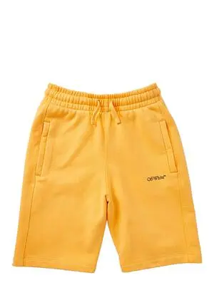 Off-White Bookish Diag Sweatshort - Yellow