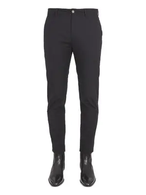 DEPARTMENT 5 Pants With Logo Patch - Black