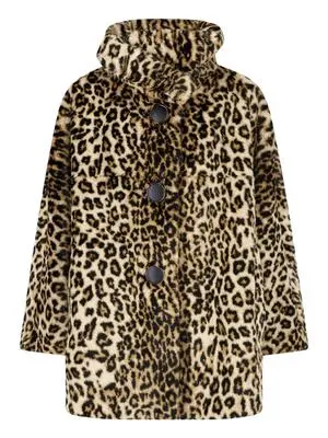 Givenchy Mm6 Maison Margiela Faux Fur Coat - Multi