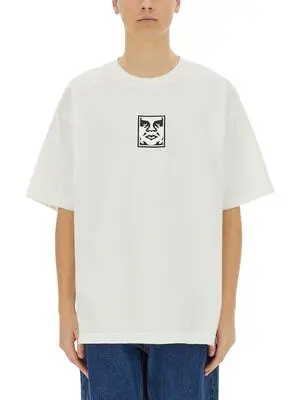 Obey Icon Face" T-shirt - White