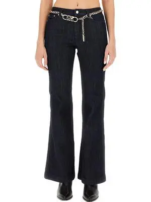 Michael Kors Flare Fit Jeans - Blue