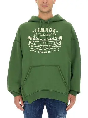Dsquared2 Logo Sweatshirt - Green