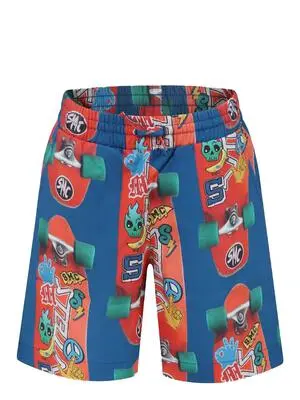 Stella McCartney Printed Cotton Bermuda Shorts - Multicolour