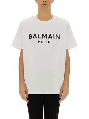 Balmain T-shirt With Logo - White