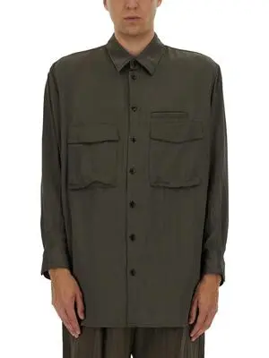 LEMAIRE Utility Overshirt - Military Green