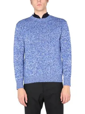 BALLANTYNE Crew Neck Sweater - Azure