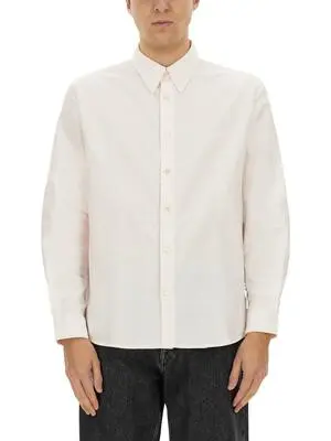 A.p.c. A. P.c. Shirt "greg - Ivory
