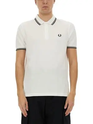 Comme Des Garçons Strong Will" Polo Shirt - White