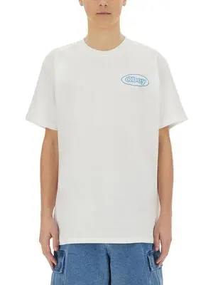 Obey Reaction" T-shirt - White