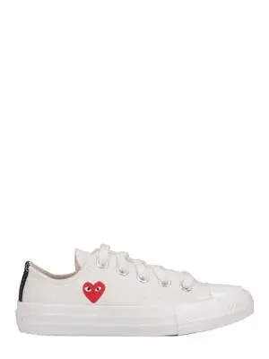 Play Comme Des Garcon Converse Chuck 70 Low Top Sneakers - Beige