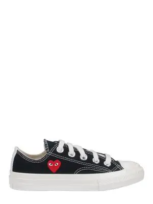 Play Comme Des Garcon Converse Chuck 70 Low Top Sneakers - Black