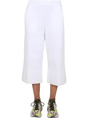 Stella McCartney Logo Embroidered Trousers - White