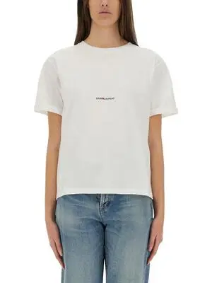 Saint Laurent Boyfriend T-shirt - White