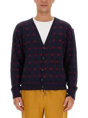 Etro V-neck Cardigan - Blue