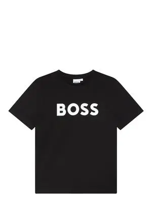 BOSS T-shirt With Logo - Black