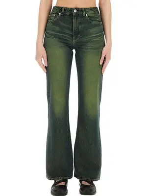 Our Legacy Boot Cut Malibu Jeans - Green