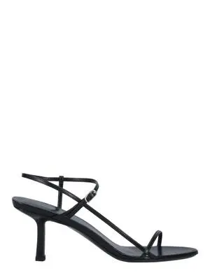 THE ROW Bare Slingback Sandals - Black