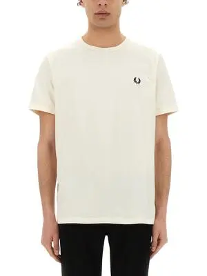 Fred Perry Ringer" T-shirt - Ivory