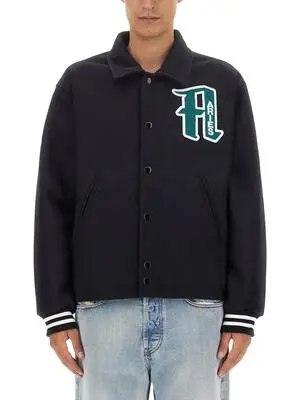 Aries Varsity Jacket - Black