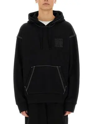 Givenchy Hooded Sweatshirt - Black