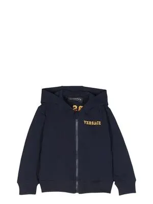Versace Medusa Zip-up Hoodie - Blue